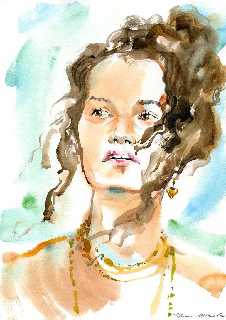 Portrait of Anna Prohaska, opera diva, Austrian coloratura soprano ...