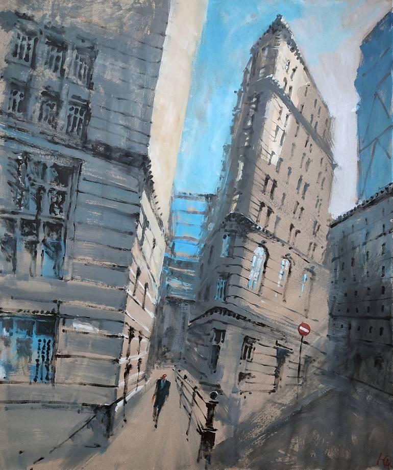 City Painting by Yurii Andreichyn | Saatchi Art