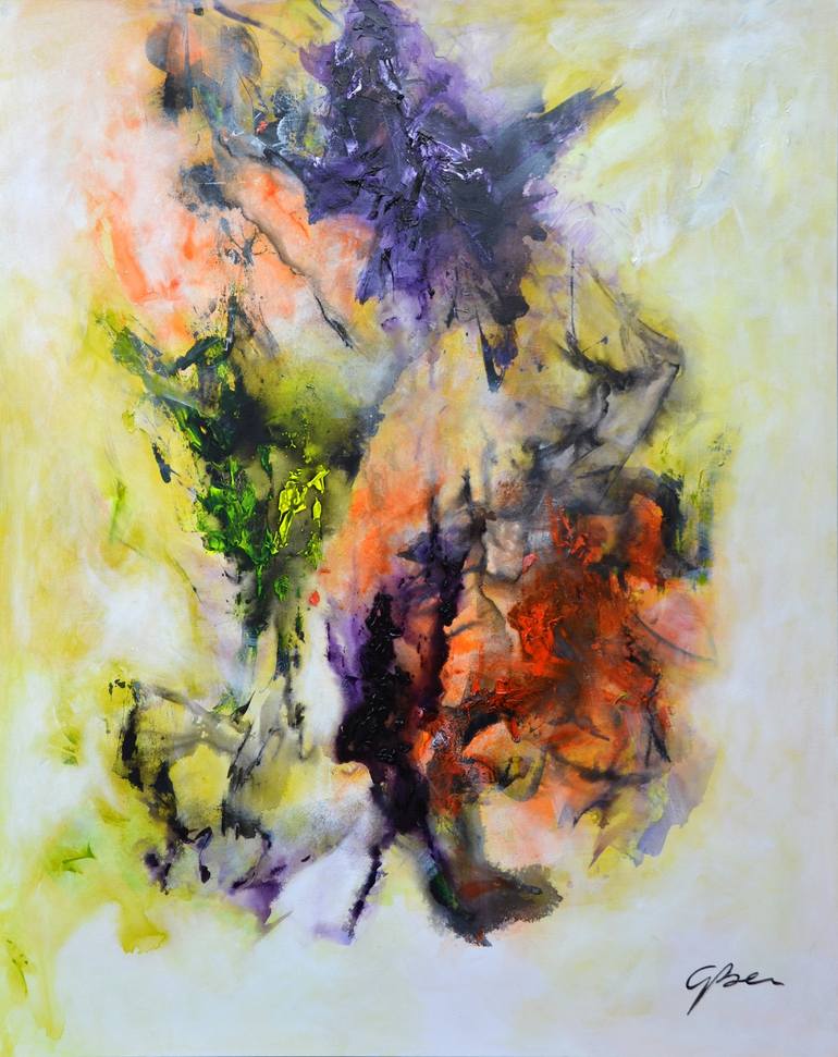 Delightful Memories Painting by German Benavides | Saatchi Art