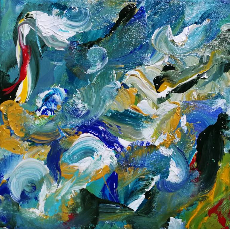 Harmony Of Chaos Painting by Alexandra Forrai | Saatchi Art