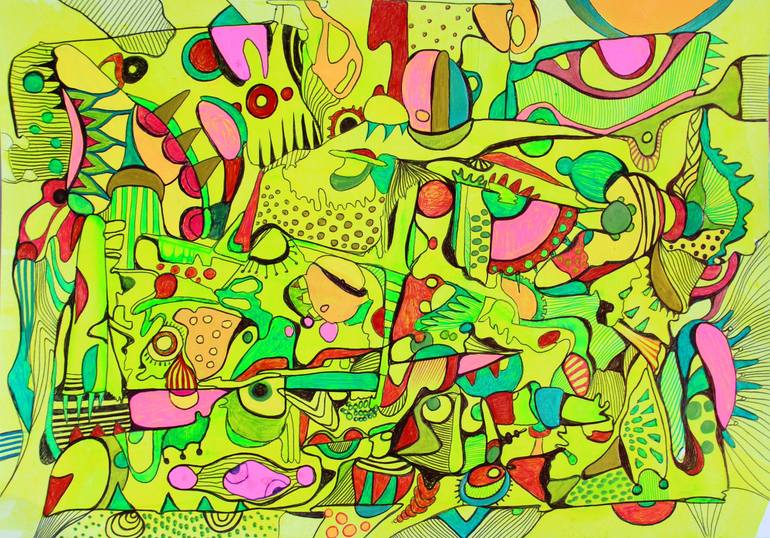 678. Dynamic Flow: Colors in Motion Painting by Veera Zukova | Saatchi ...