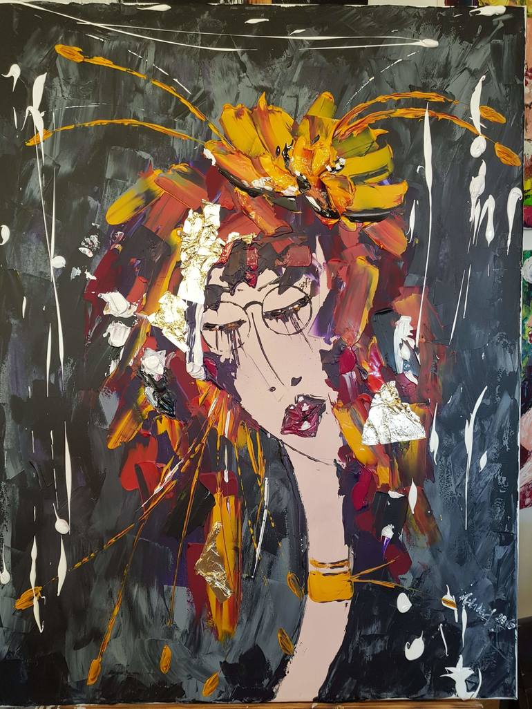 Free will woman Painting by Natalia Jozwiak | Saatchi Art