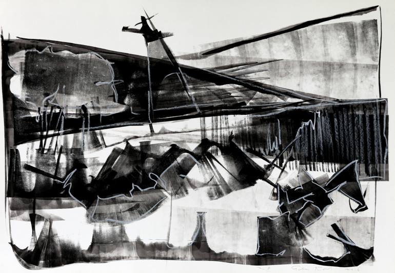 Dutch Landscape Drawing by Peter Johan Kool | Saatchi Art