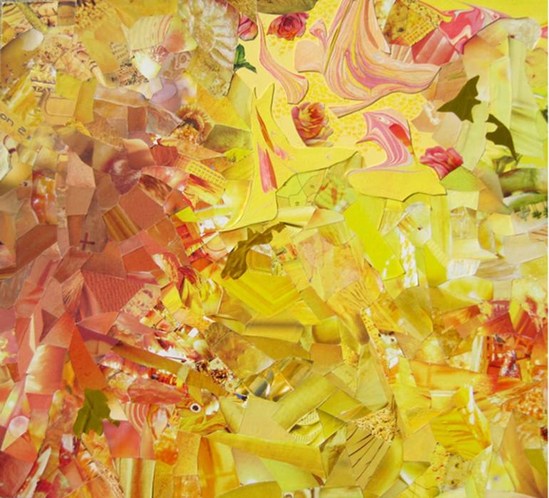 Aurulent Collage by Sue Fox | Saatchi Art