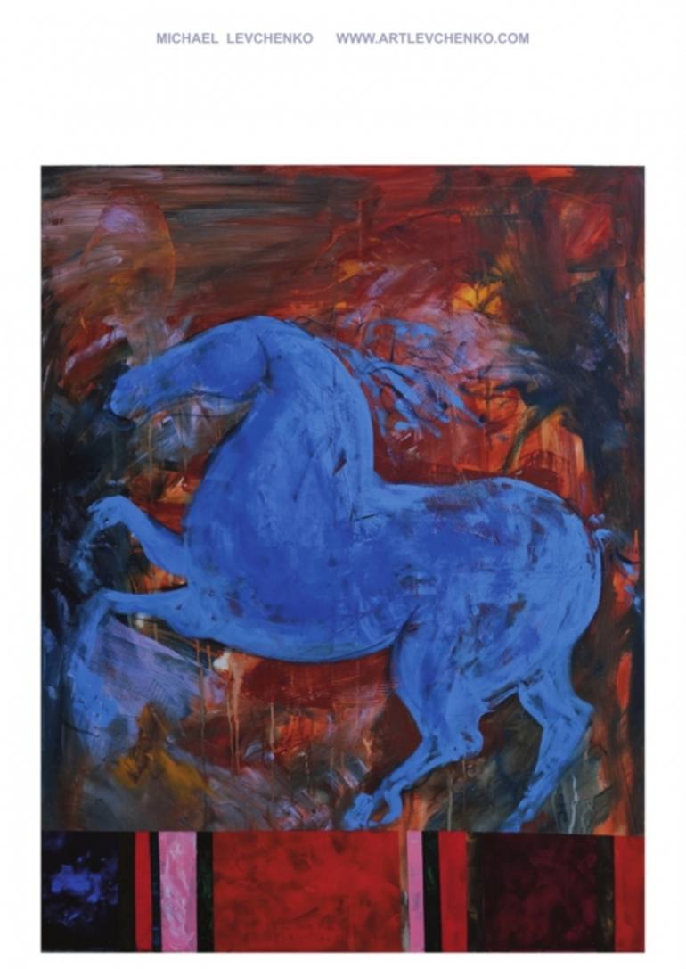Horse Painting by Michael Levchenko | Saatchi Art
