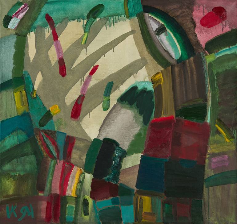 Rain Tree Painting by Ivan Klimenko | Saatchi Art