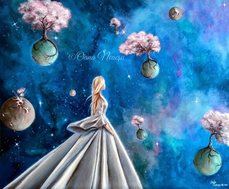 Divine emanation Painting by Oana Neacsu | Saatchi Art