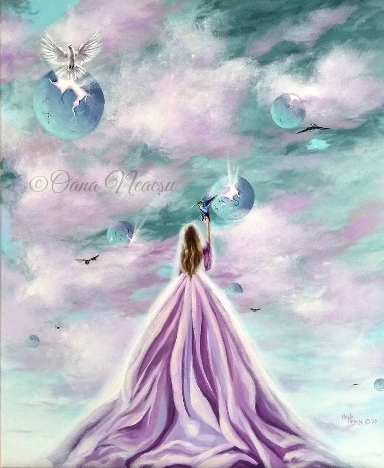 Unleashings Painting by Oana Neacsu | Saatchi Art