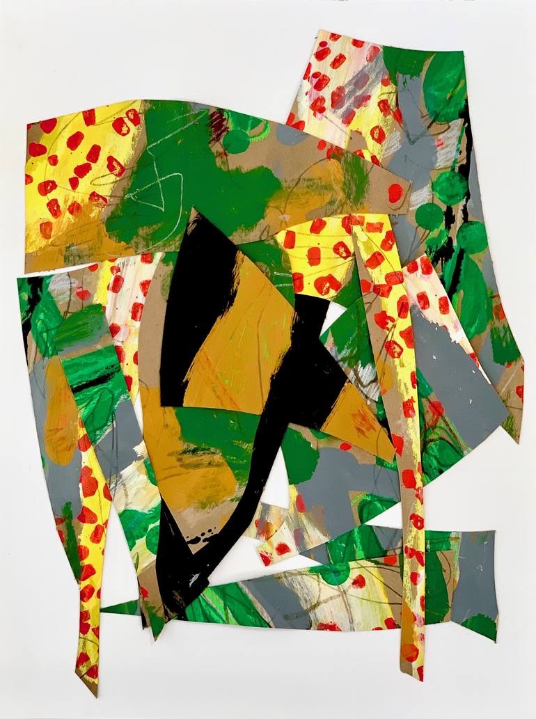 Broken pottery Collage by Osamu Riki Moriya | Saatchi Art