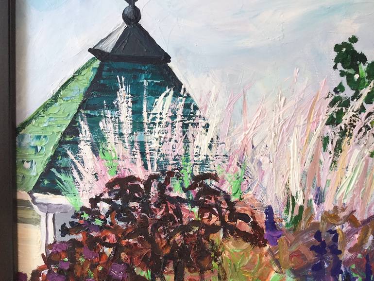 Longfellow Gardens in Early Autumn Painting by Christina Plichta ...