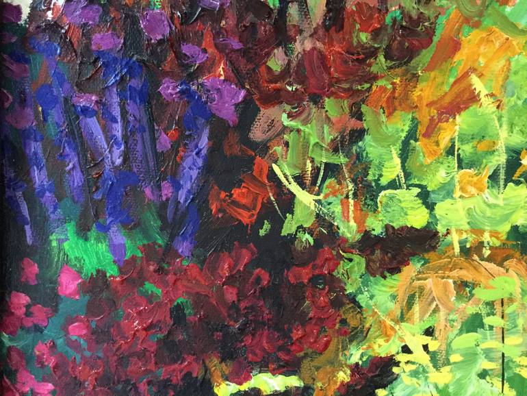 Longfellow Gardens in Early Autumn Painting by Christina Plichta ...