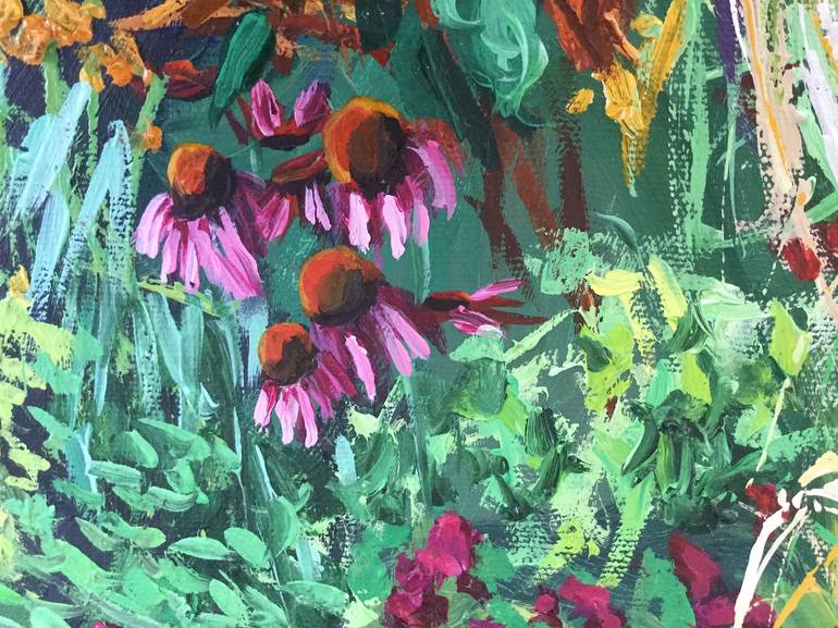 Longfellow Gardens in Early Autumn Painting by Christina Plichta ...