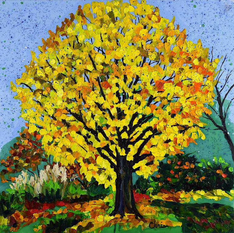 Afternoon Torchlight Painting by Christina Plichta | Saatchi Art