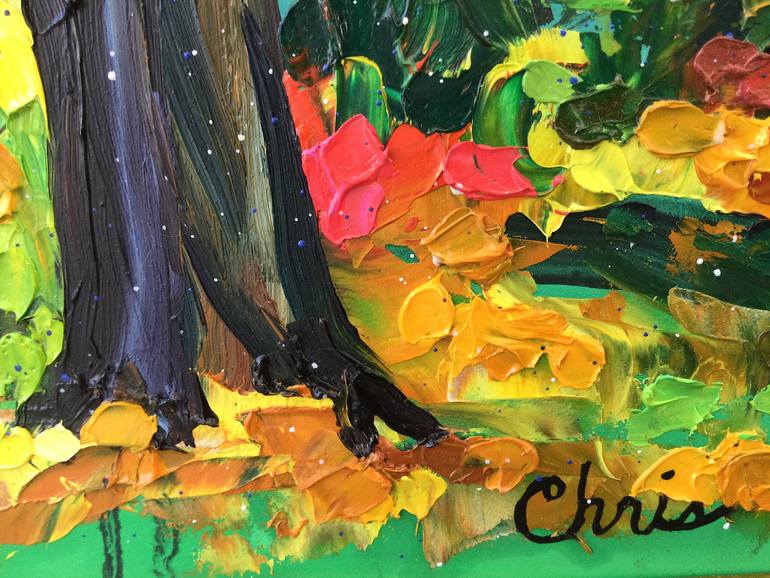 Afternoon Torchlight Painting by Christina Plichta | Saatchi Art