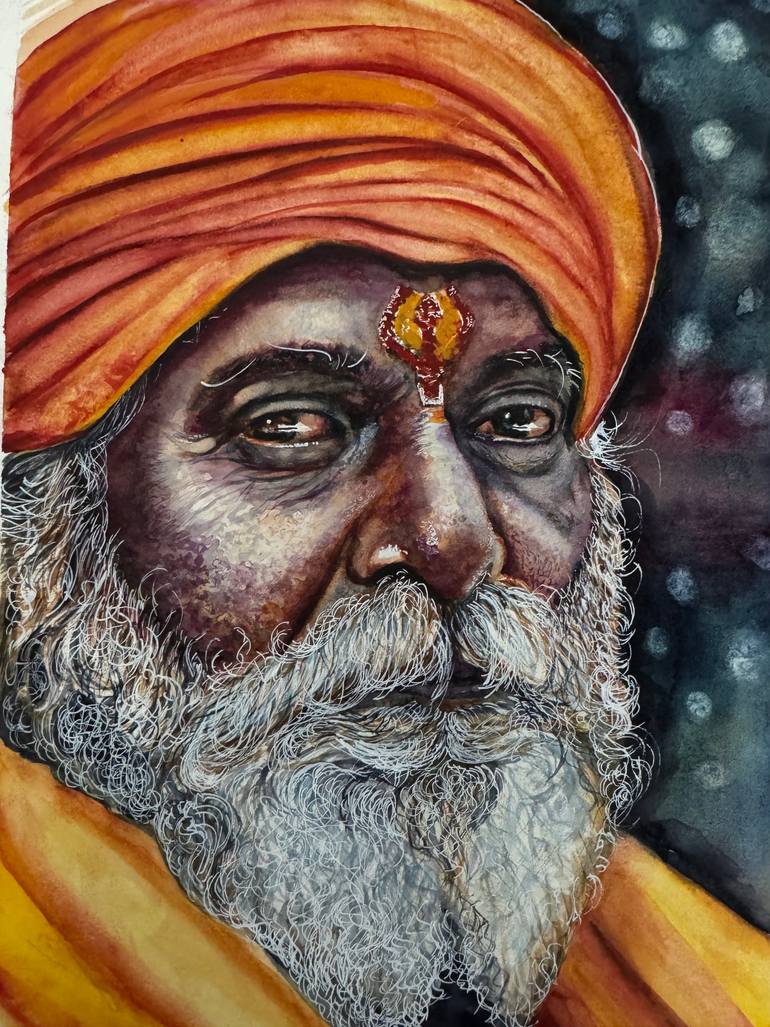 Saints of India Painting by Minisha Bhardwaj | Saatchi Art