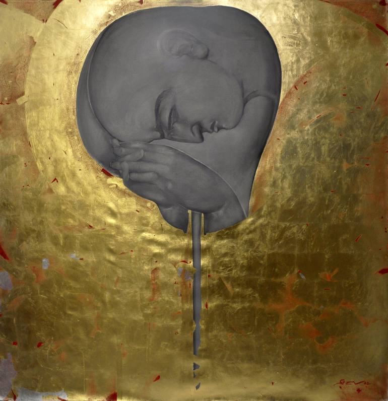 Repentance Painting by Andrey Yanev | Saatchi Art