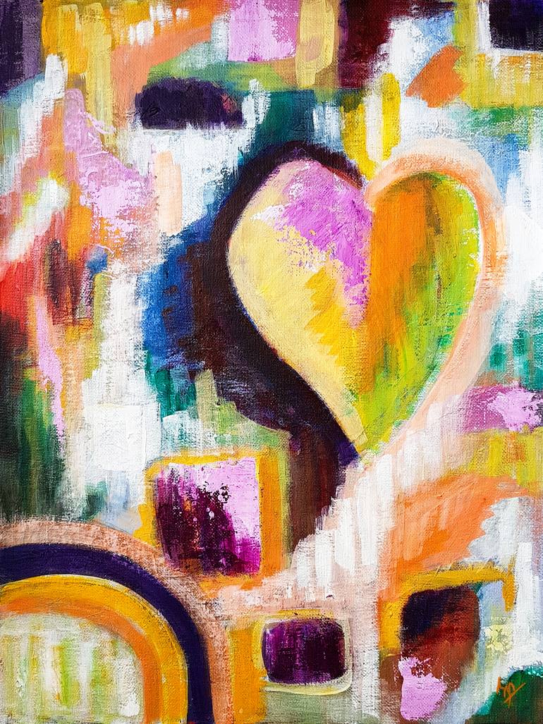 Heart In The Right Place Painting by Sonya Joseph Art | Saatchi Art