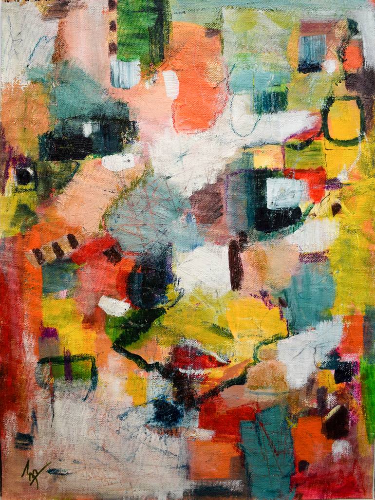 TOWN OF LALA Painting by Sonya Joseph Art | Saatchi Art