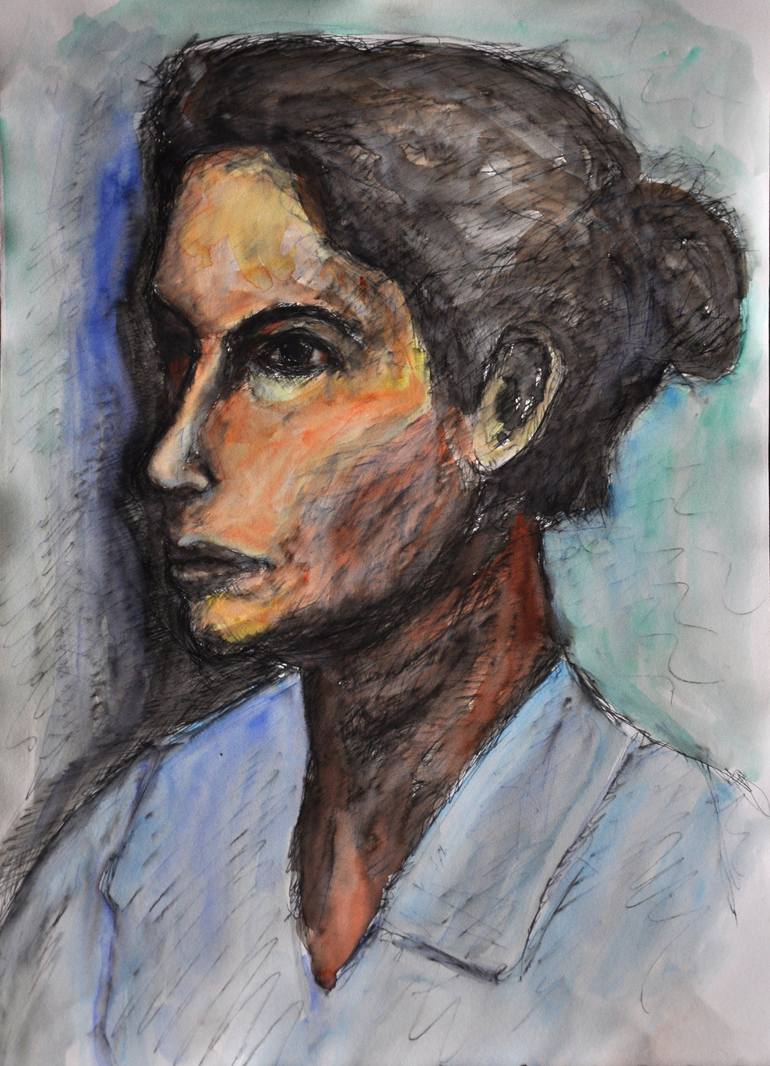 A virtual person Drawing by Vasco S | Saatchi Art