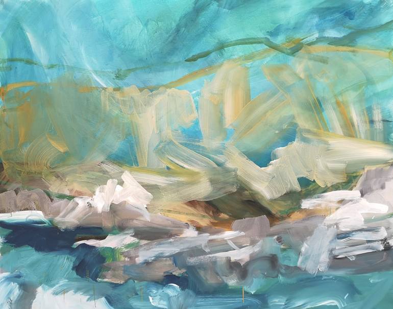 Abiskojokka Painting by Kerstin Grobler | Saatchi Art