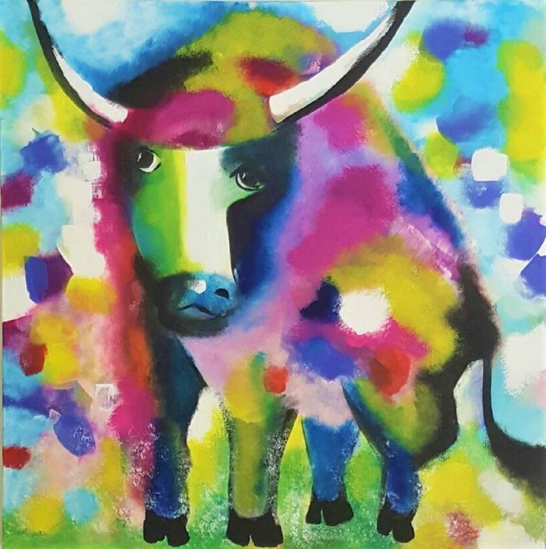 I Am A Bull Painting by Angela Alec | Saatchi Art