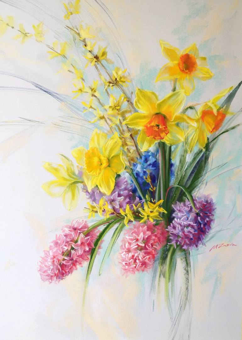 Spring song Painting by Mariia Znova | Saatchi Art