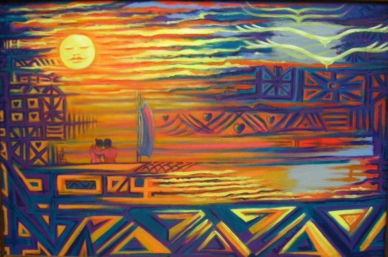 Love to Love Painting by Rasheed Amodu | Saatchi Art