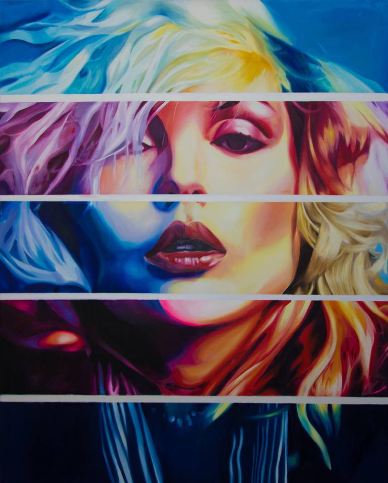 Debbie Harry Painting by Claire Dockray | Saatchi Art