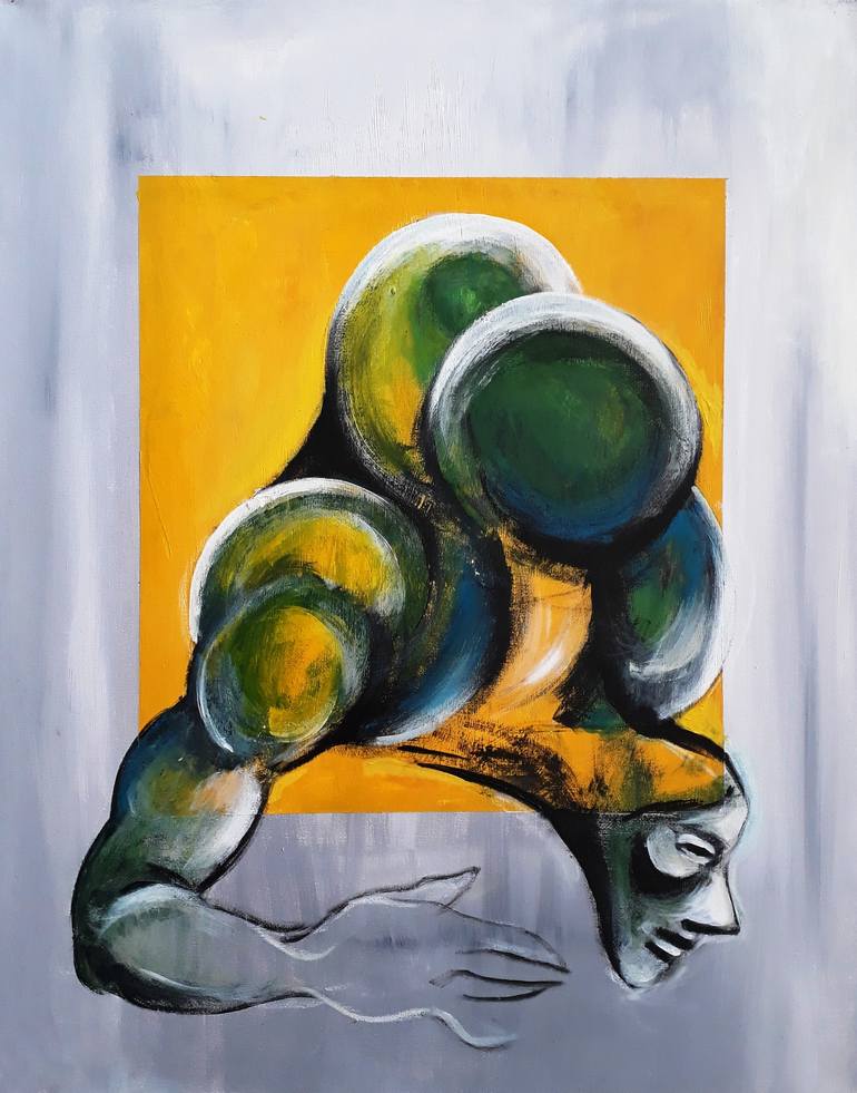 The Falling angle Painting by Sina Ghahremani | Saatchi Art