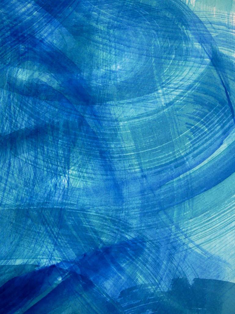 Ocean Flow (II) Painting by Elisa Liu | Saatchi Art