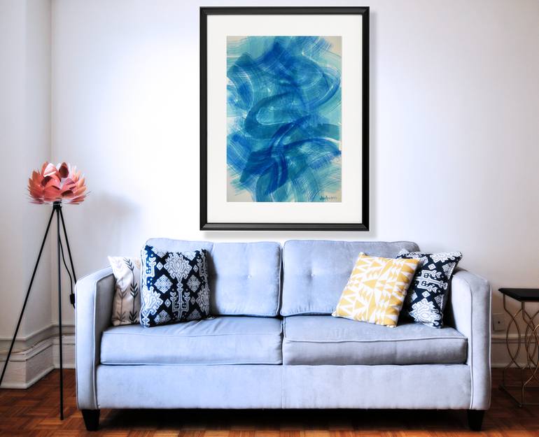 Ocean Flow (II) Painting by Elisa Liu | Saatchi Art