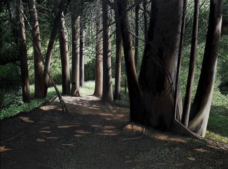 ON MCELLISTRUMS LAND Painting by John Page | Saatchi Art