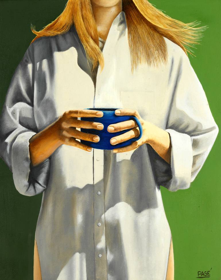A HOT MUG Painting by John Page | Saatchi Art