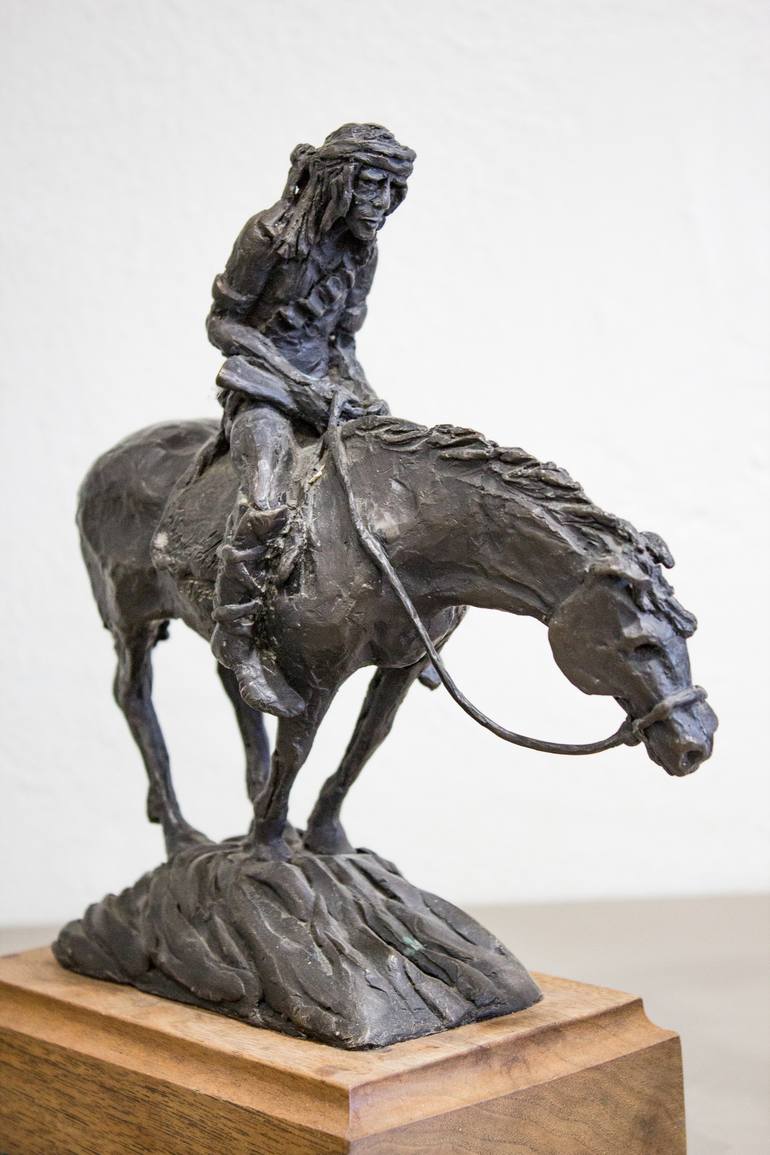 Gib Singleton Waiting Sculpture by Shidoni Gallery | Saatchi Art