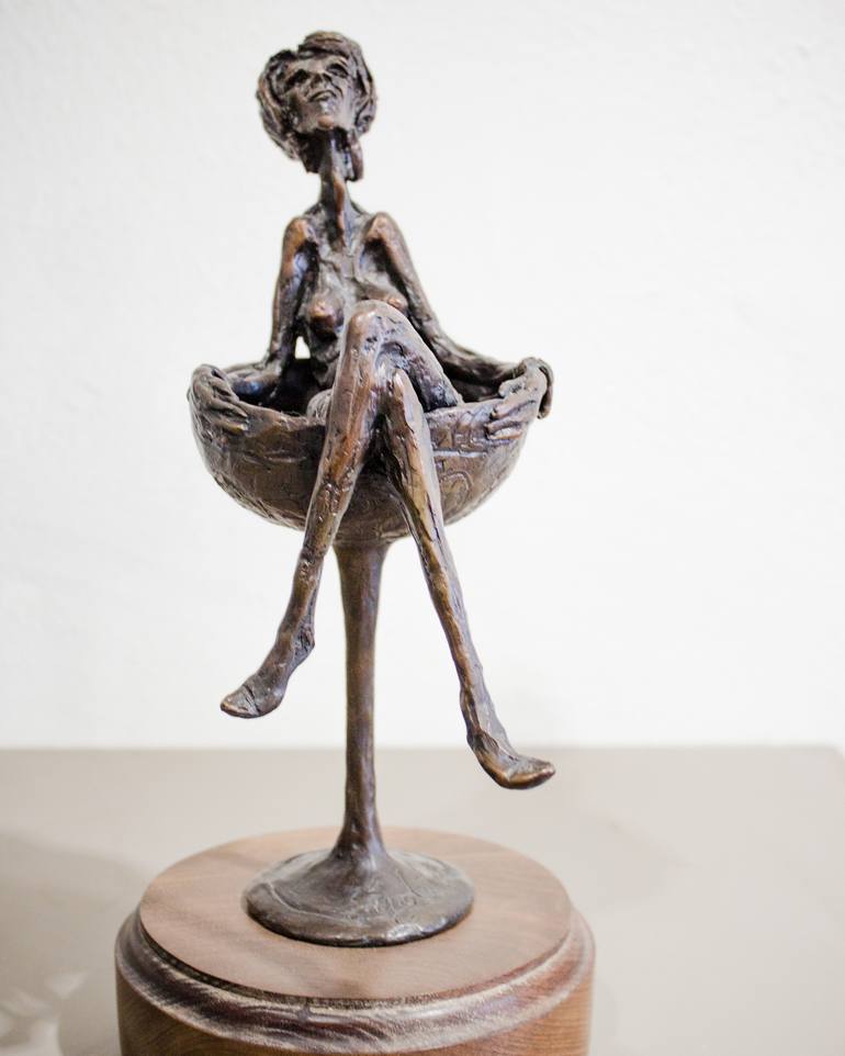 Gib Singleton Grace in a Cup Sculpture by Shidoni Gallery | Saatchi Art