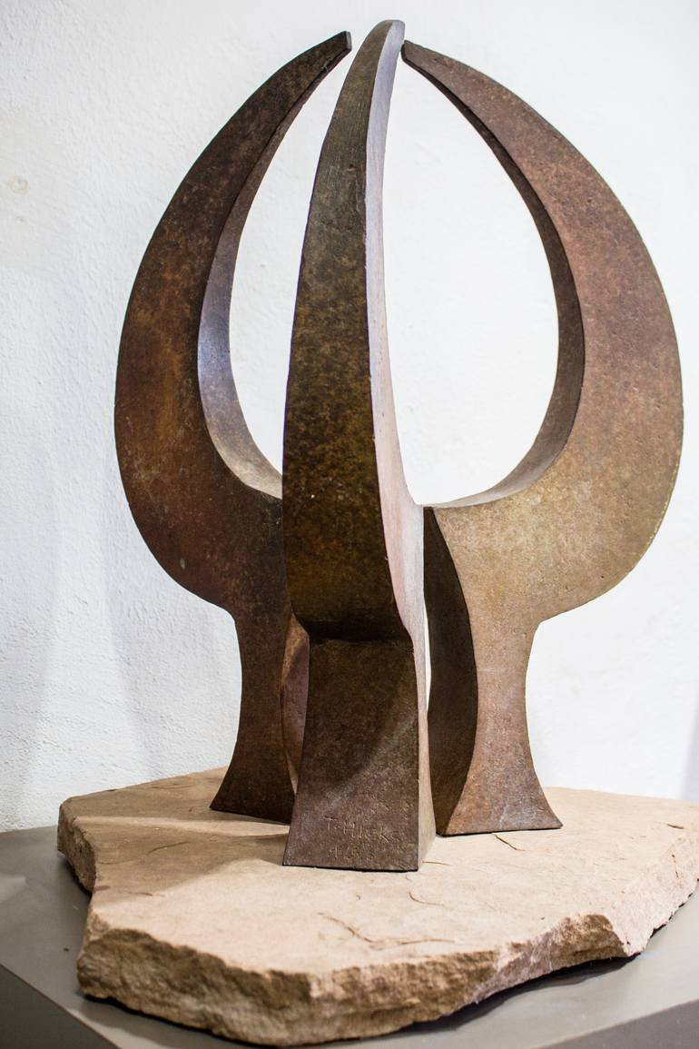 Thomas C. Hicks Jr. Strange Trio Sculpture by Shidoni Gallery | Saatchi Art