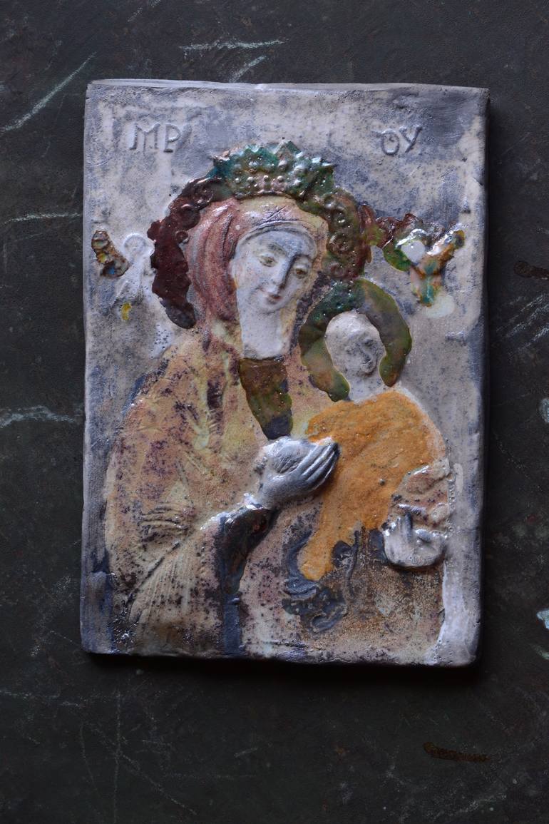 Divine Mother of Constant Help Sculpture by maria hempel-dyblik ...