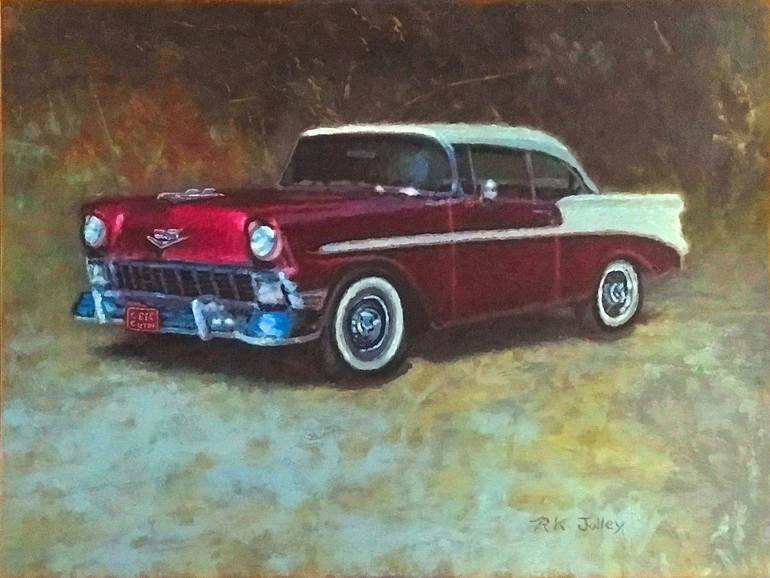 56' Chevy Painting by R K Jolley | Saatchi Art