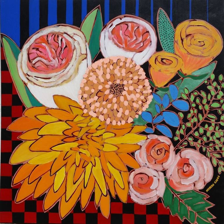 Mysterious Encounter Painting by Nikki Choi | Saatchi Art