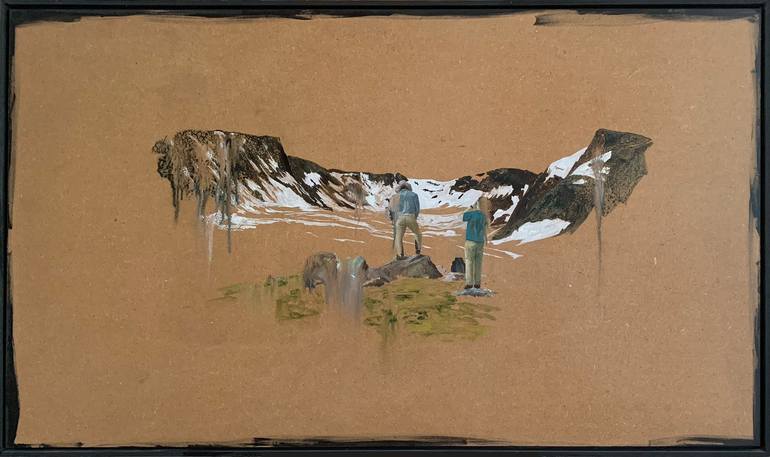 The wanderers Painting by Samuel Sander | Saatchi Art