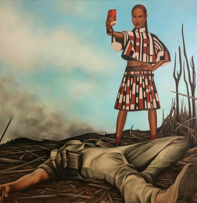 Zeitgeist Painting by Tanja Rajkovic | Saatchi Art