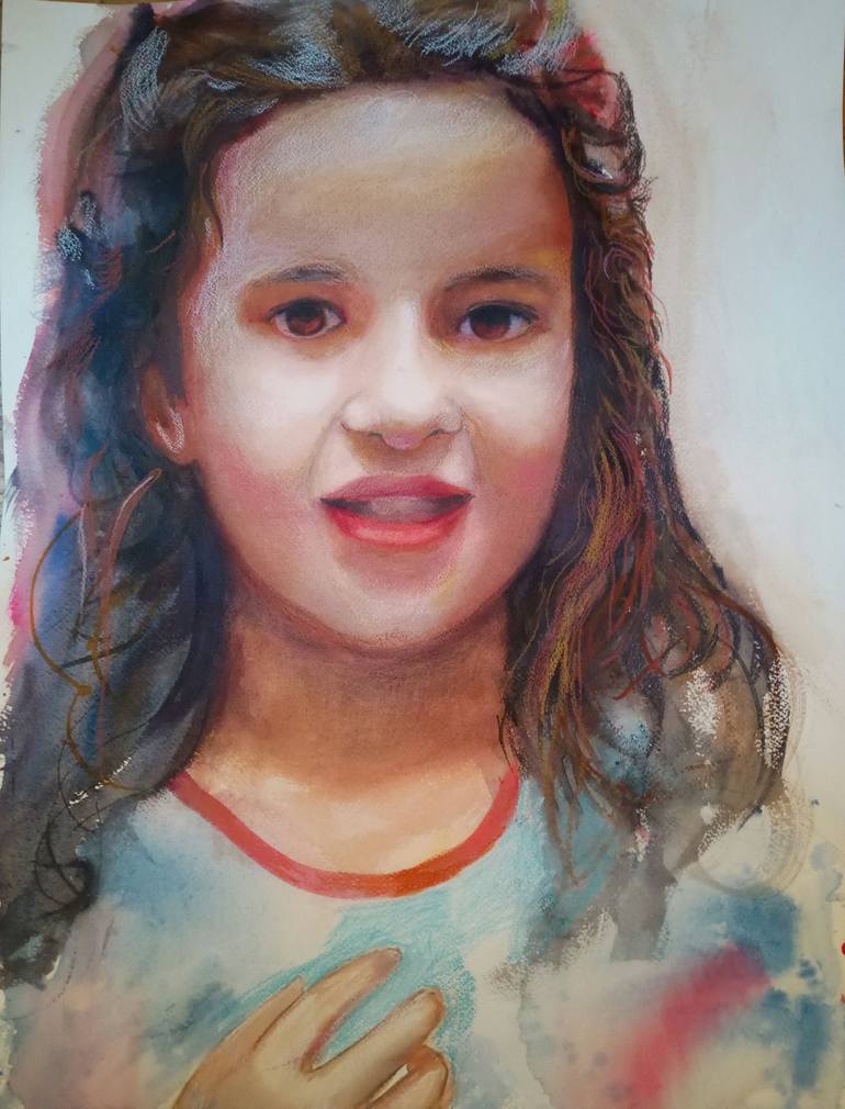 Nena Painting by Marina Del Pozo | Saatchi Art