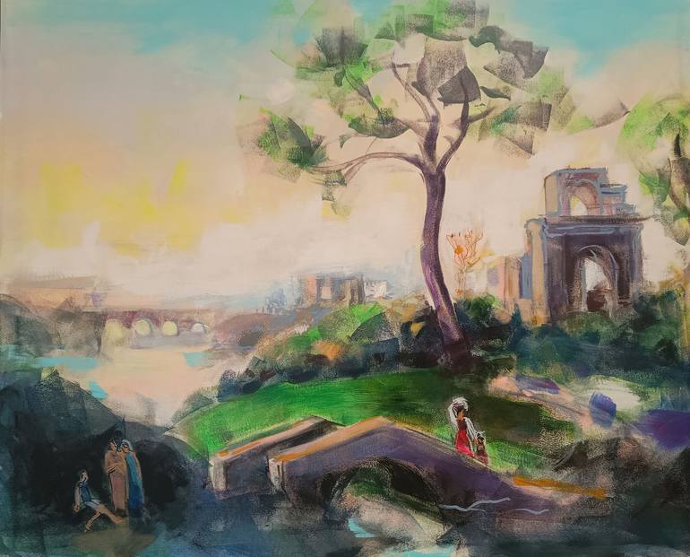 El árbol loco Painting by Marina Del Pozo | Saatchi Art