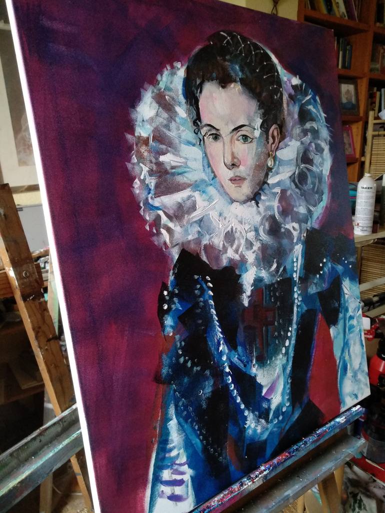 Spanish princess Painting by Marina Del Pozo | Saatchi Art