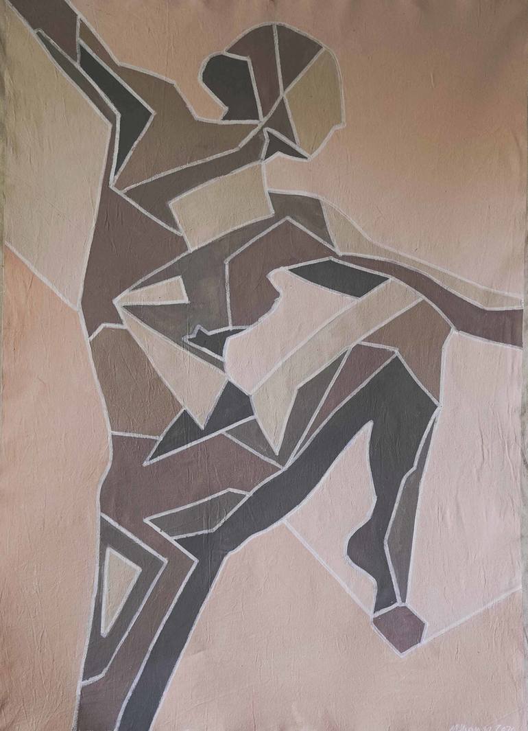 The Climber Painting by Michelle Thomas | Saatchi Art
