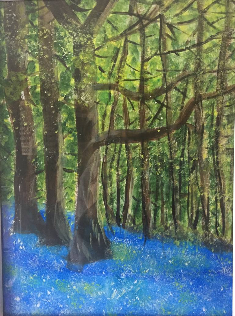 Escape in the Jungle Painting by Vasantha Madduma | Saatchi Art