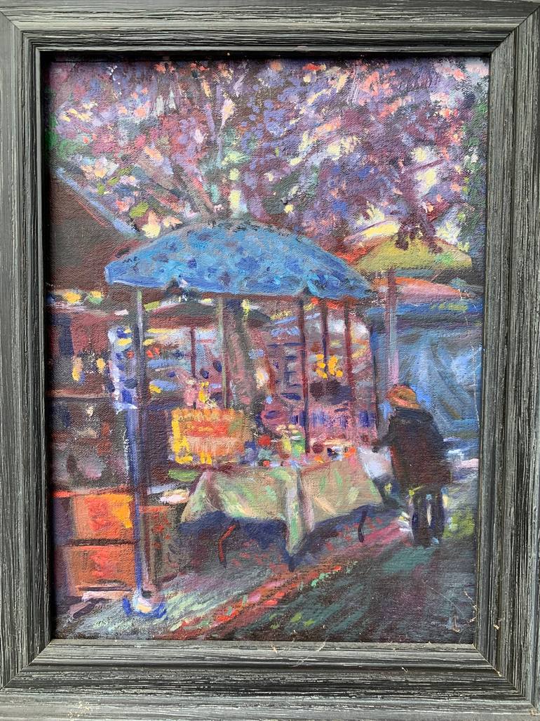 Swap meet Painting by Marlene Parsons | Saatchi Art