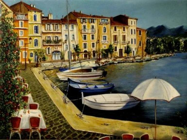 Port Painting by Gallery ArtforYou | Saatchi Art