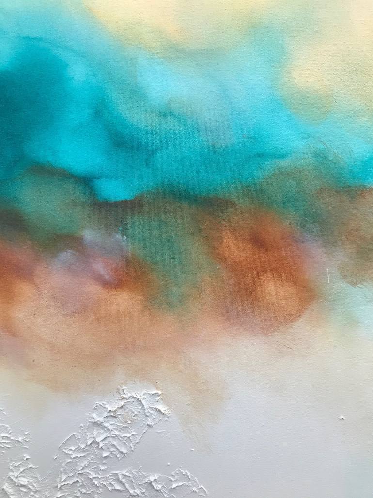 scenic shore colors Painting by Dee Brown | Saatchi Art
