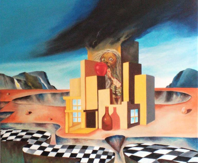 Perceived Oblivion Painting by Prabir Bagchi | Saatchi Art